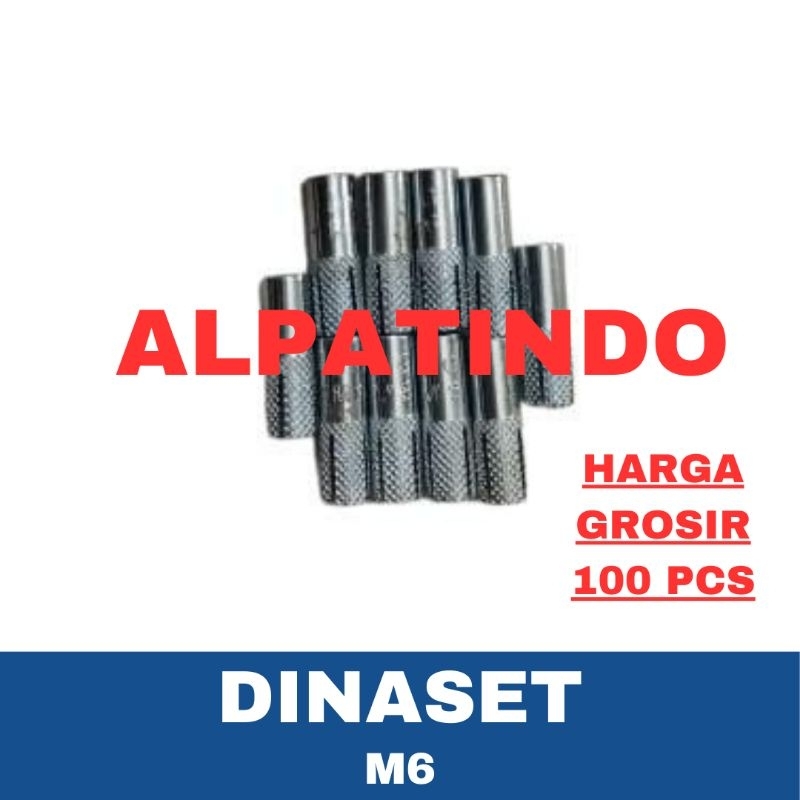 Dinaset M 6 / Dynaset M6 / Drop in Anchor M6 / Dinaset 6 mm | Shopee ...