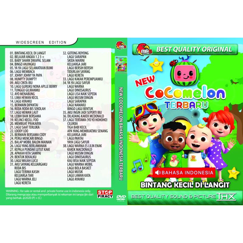 New Cocomelon's Latest Children's Song Video Cassette Indonesian Little ...