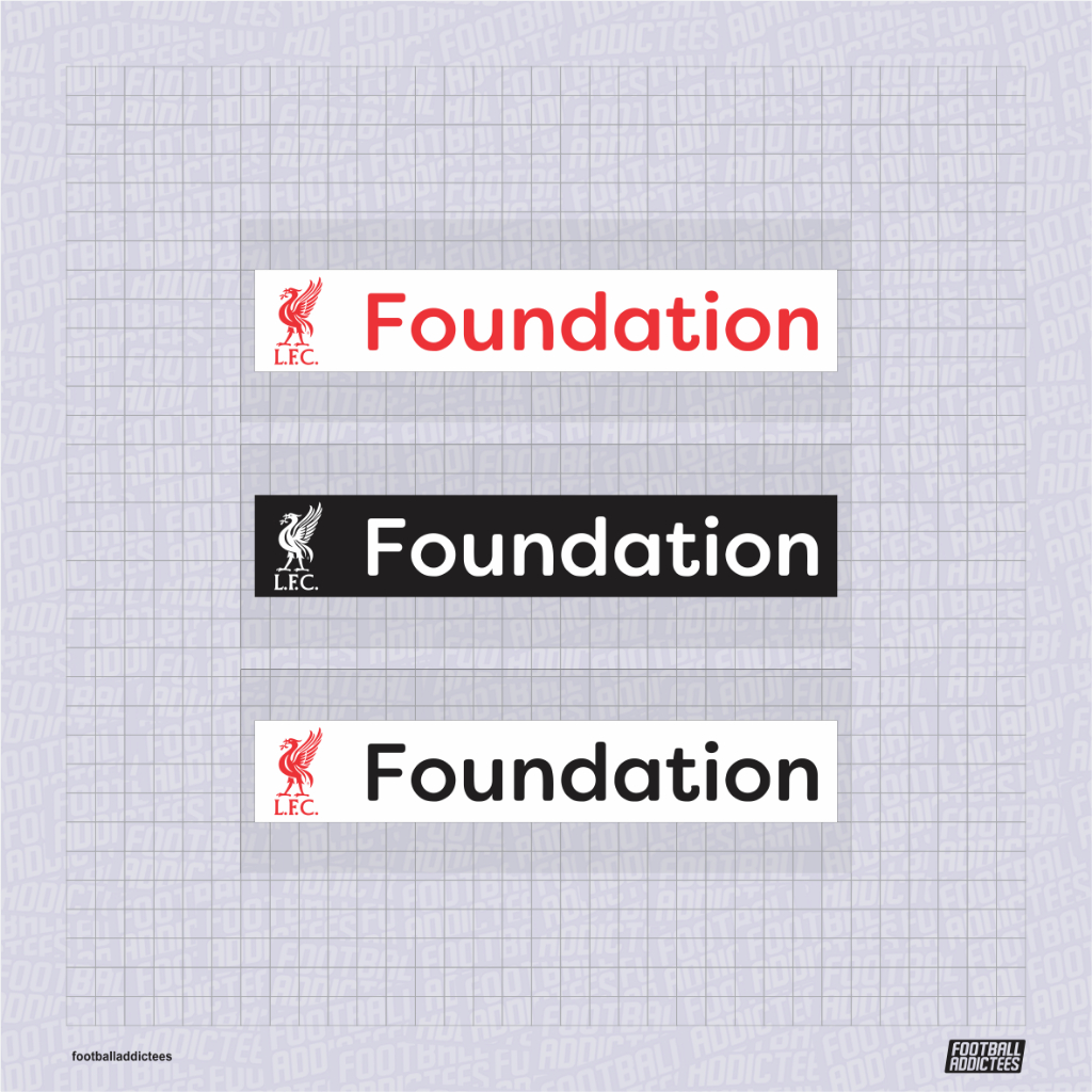 FOUNDATION SPONSOR PATCH FOR REAR LIVERPOOL UEL JERSEY | Shopee Malaysia