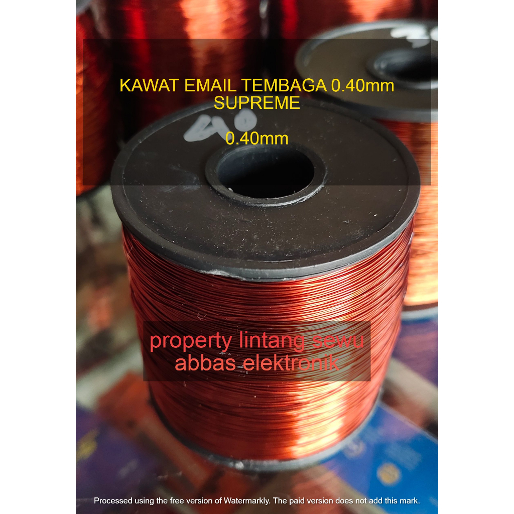 Copper EMAIL WIRE 0.40 MOTOR DYNAMO ROLL | Shopee Malaysia