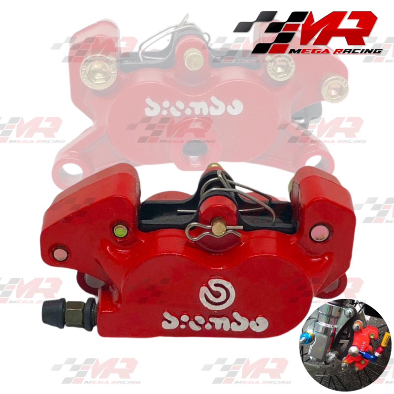 Thailand Right 4 Piston Mini Caliper - Palababi 4P Caliper Universal ...