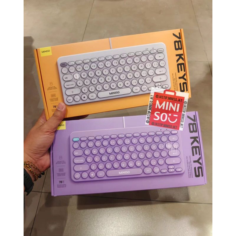 Miniso Mini Keyboard Cable USB Port 78 Keys (Model: SW-KB611) | Shopee ...