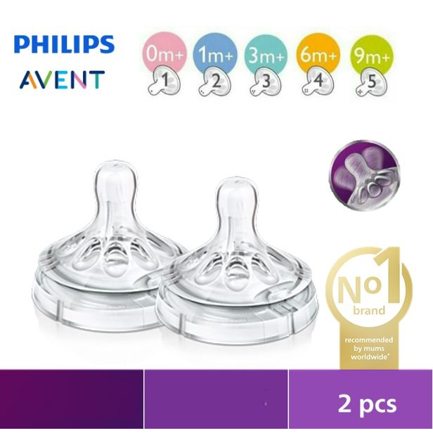 PHILIPS Avent Teat Natural Nipple | Baby Bottle Pacifier (Size variants ...