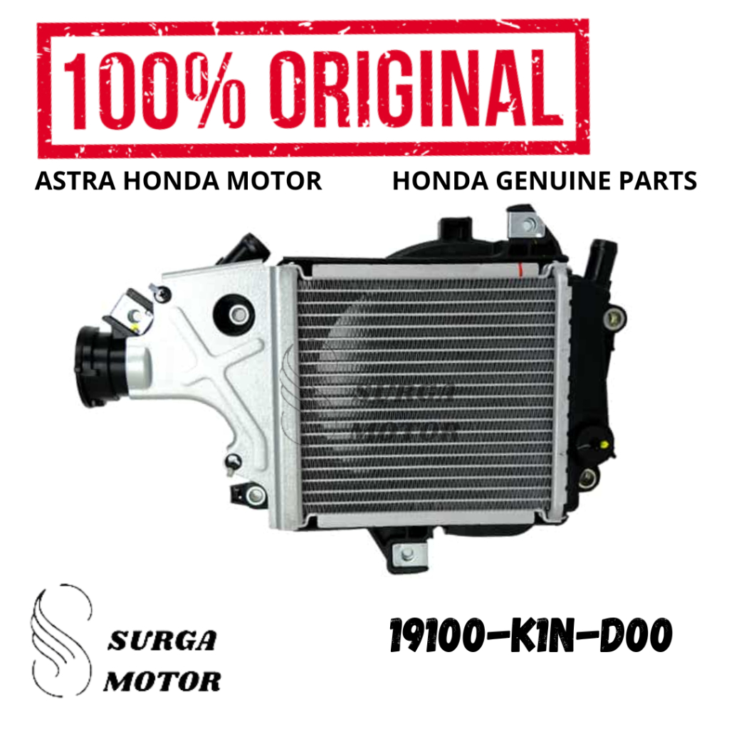 Radiator Assy Honda PCX 160 K1Z ADV K0WL ESP Original AHM 19100-K1N-D00 ...