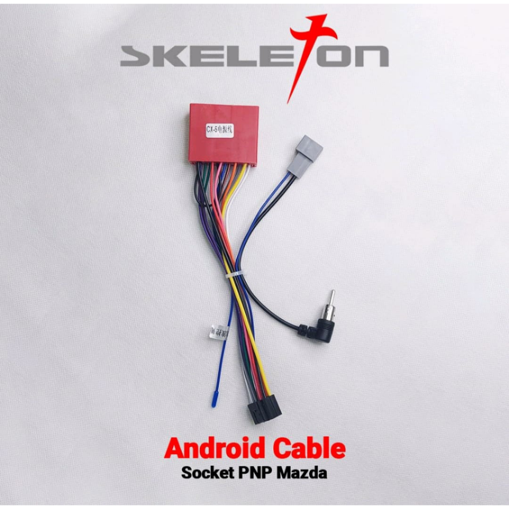 Android SKELETON HEAD UNIT Socket Cable And For MAZDA Cars | Shopee ...