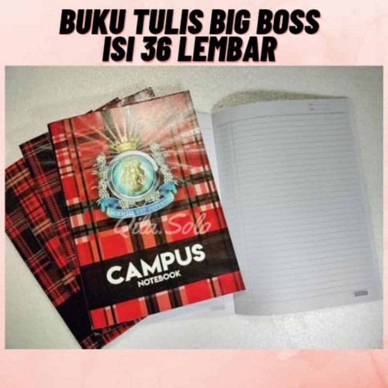 Boxy SIDU BIG BOSS CAMPUS Writing Book Contains 36 Sheets (ORIGINAL ...