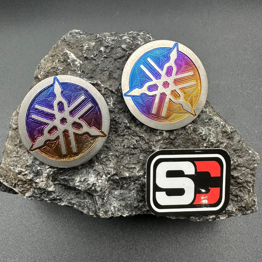 Original Yamaha Big Titanium Grade 5 Logo Emblem Made in Vietnam ...