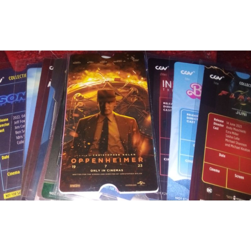 Collectible Ticket Film Oppenheimer 27 | Shopee Malaysia