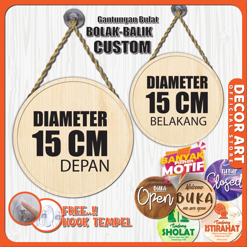 Custom 15 Cm - Live Signage Board for Business Shops Ready to Install ...