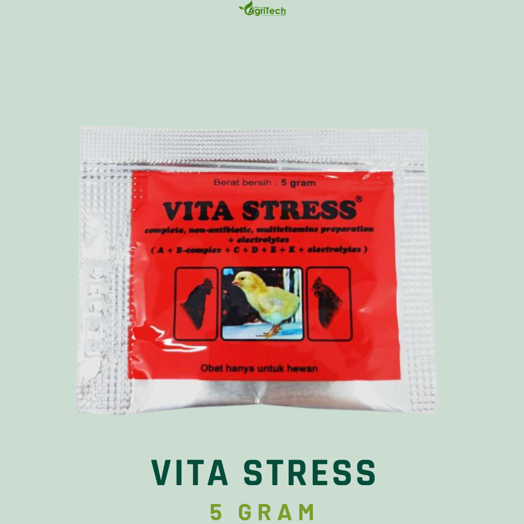 Vita STRESS CHICKEN ANTI STRESS VITAMIN CONTAINS 5 GRAMS - MEDION ...