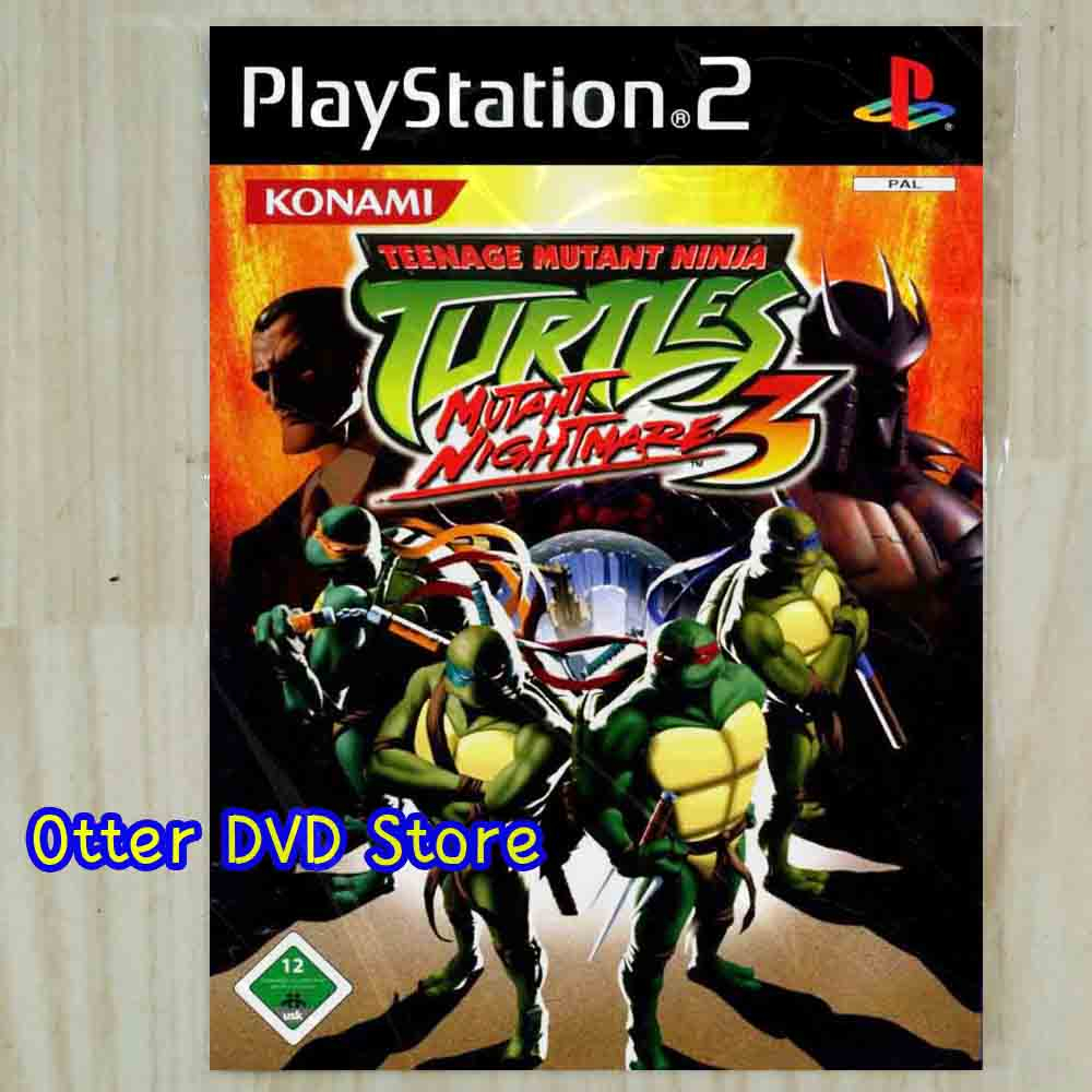 Ps2 PS2 Game Cassette TMNT - Teenage Mutant Ninja Turtles 3 - Mutant ...