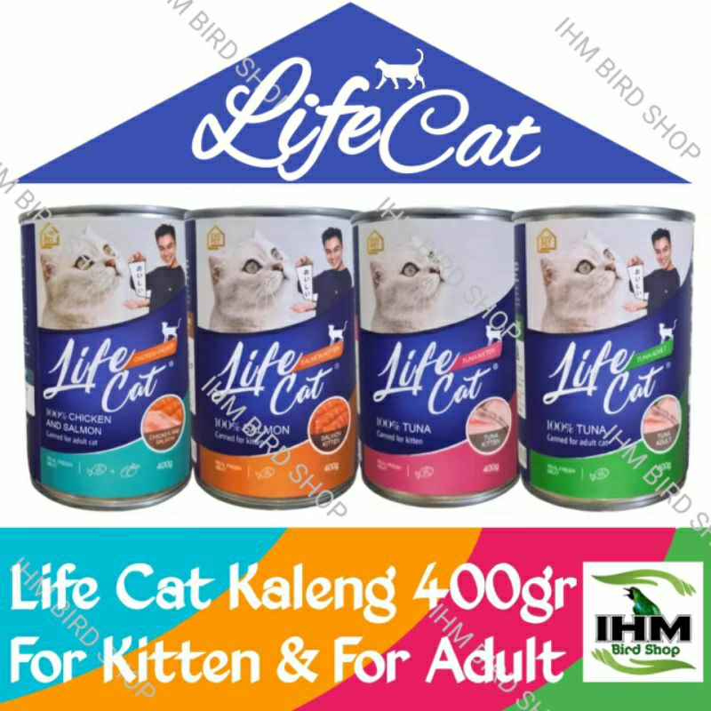 Life CAT Cans Packaging 400gr for kitten & adult | Shopee Malaysia