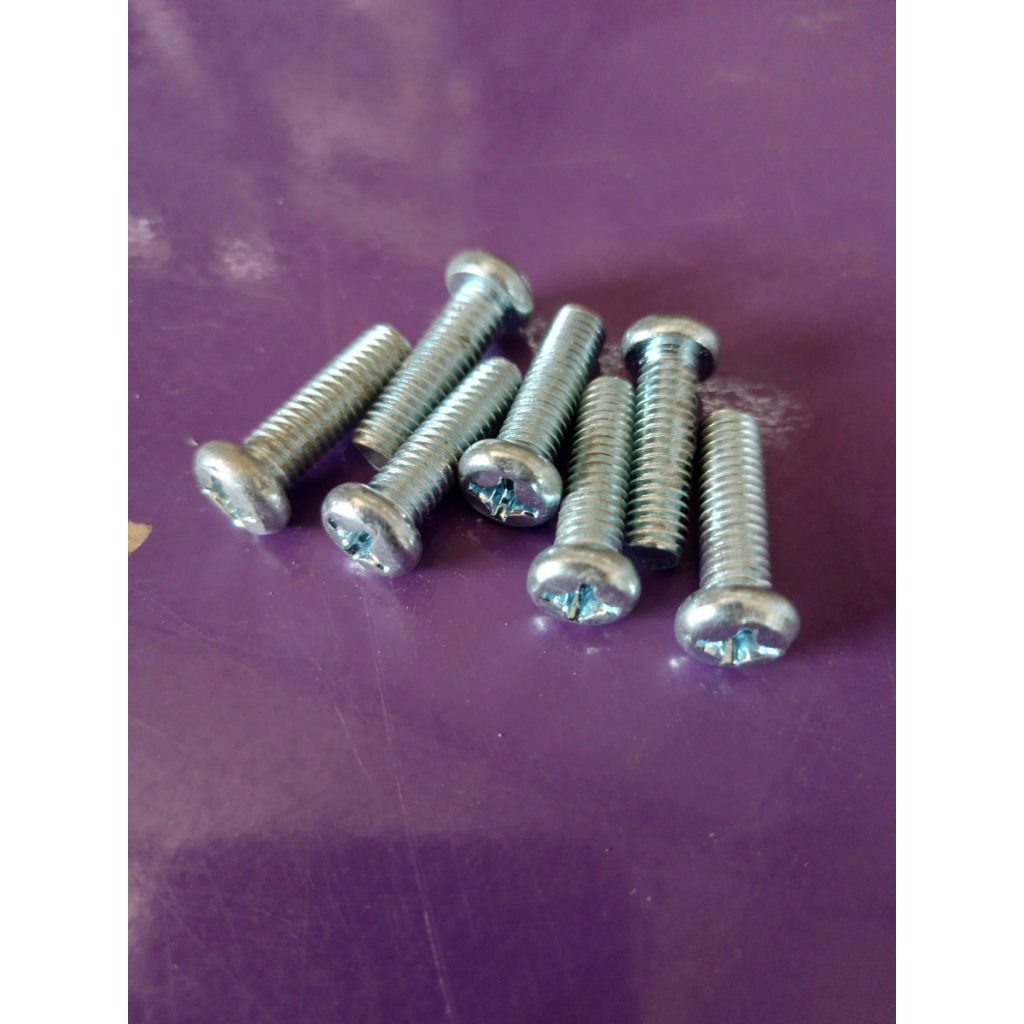 Jp M 6x25 Bolt/JP M6 Bolt/Screw Head Bolt (+)/Round Pan Head Galvanized ...