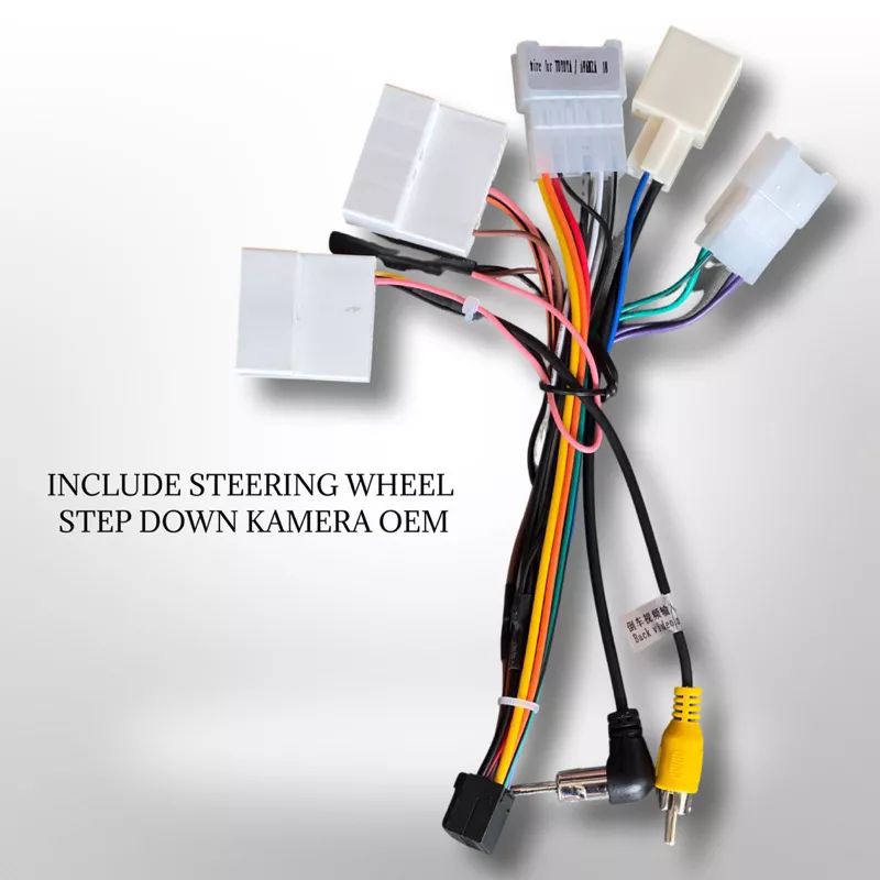 Android head unit socket cable pnp Toyota Daihatsu Avanza Xenia Innova ...