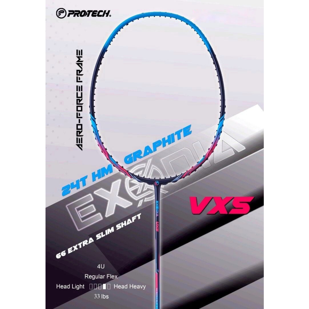 Protech Exodia VX 5/6/7/8/9 Badminton Racket Badminton | Shopee Malaysia