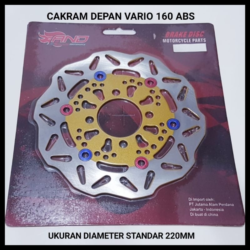 Disc DISC BRAKE DISC Front Rear Variation VARIO 160/VARIO 160 NEW/VARIO ...