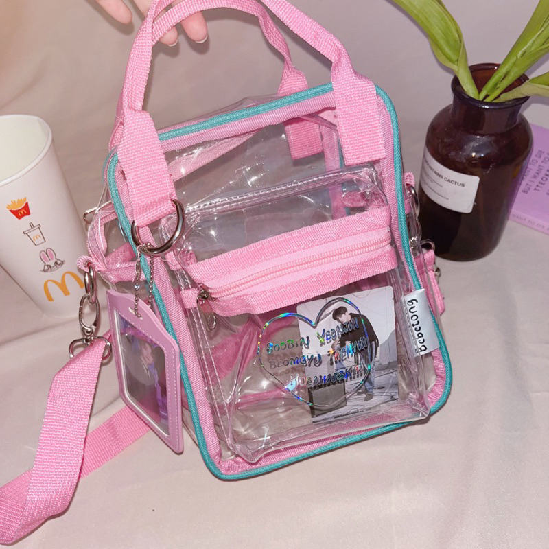 Txt Pink PVC Bag / Plainable (KPOP Fanmade Merch/Concert Bag) | Shopee ...