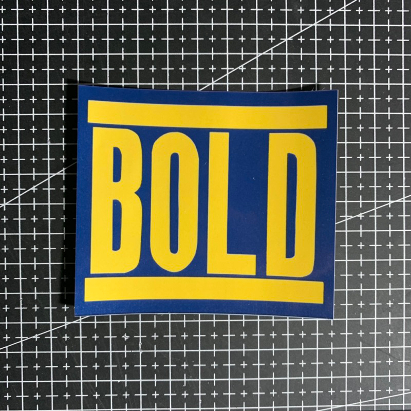 HARDCORE BOLD BAND STICKER | Shopee Malaysia