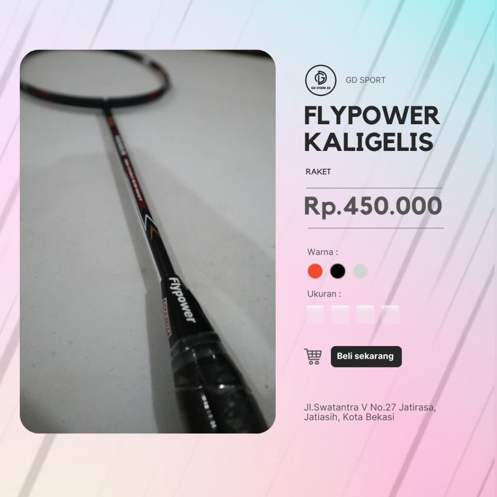 Original Flypower Kaligelis Badminton RACKET | Shopee Malaysia