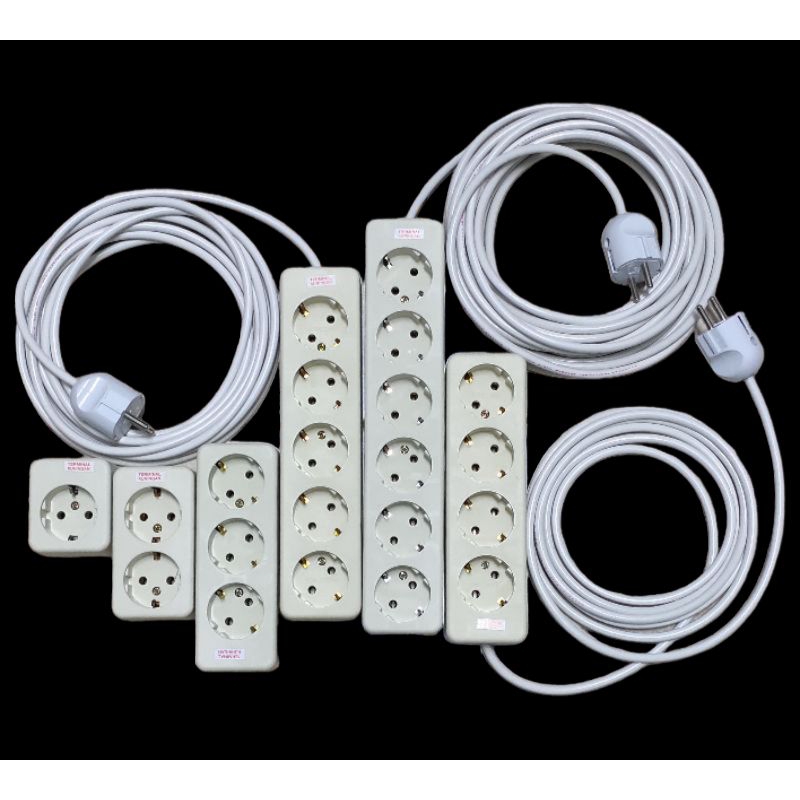 Brass Terminal Socket 1/2/3/4/5 Holes + 1 to 10 Meter Cable | Shopee ...