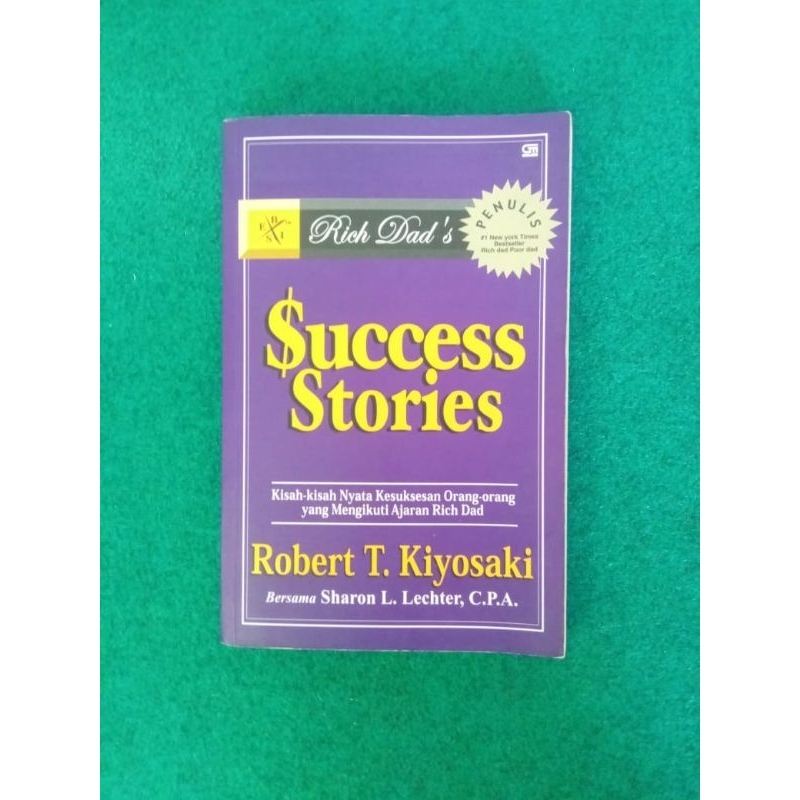 Original Rich Dads Success Stories Book Robert T Kiyosaki Shopee