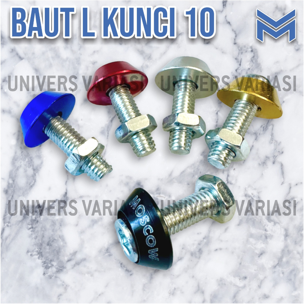 Bolt L 10/bolt Cone 6MM SET RING MONEL FULL CNC Key L 10/6MM PER Piece ...