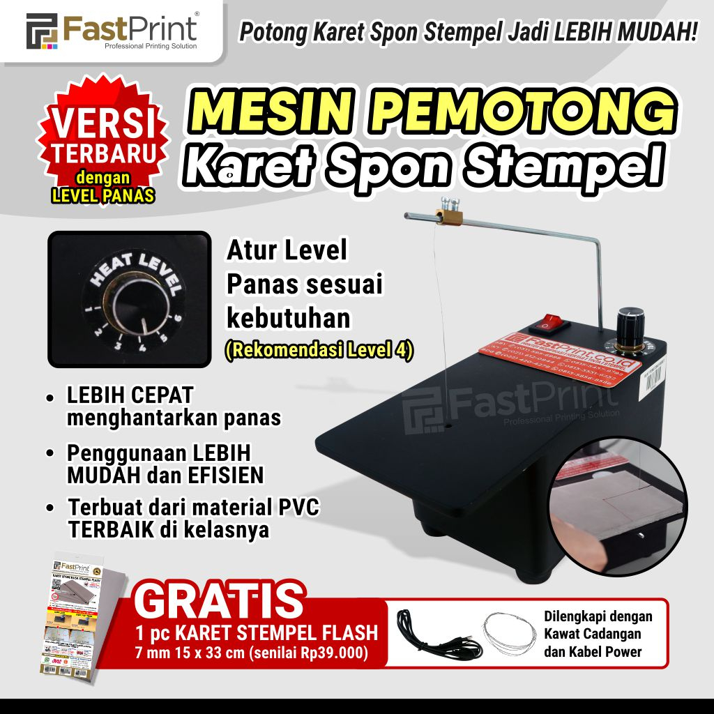 MESIN Flash Stamp Sponge Rubber Cutting Machine | Shopee Malaysia