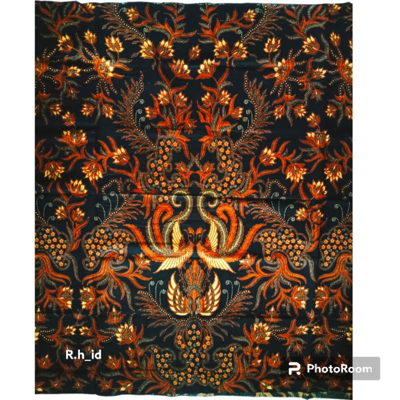 Long Classic Batik Side Finger Fabric With Old School Batik | Shopee ...