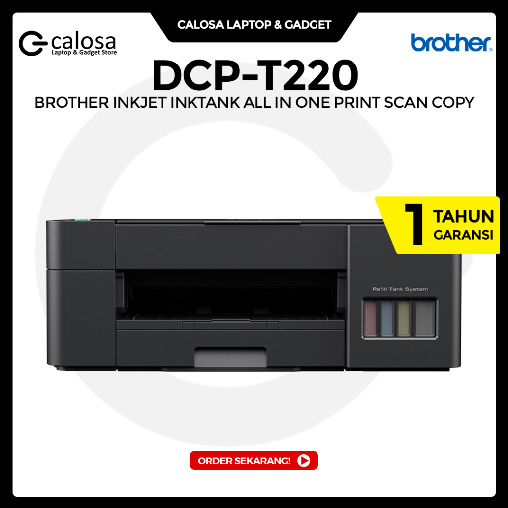 Brother INKJET DCP T220 INKTANK PRINTER ALL IN ONE PRINT SCAN COPY ...