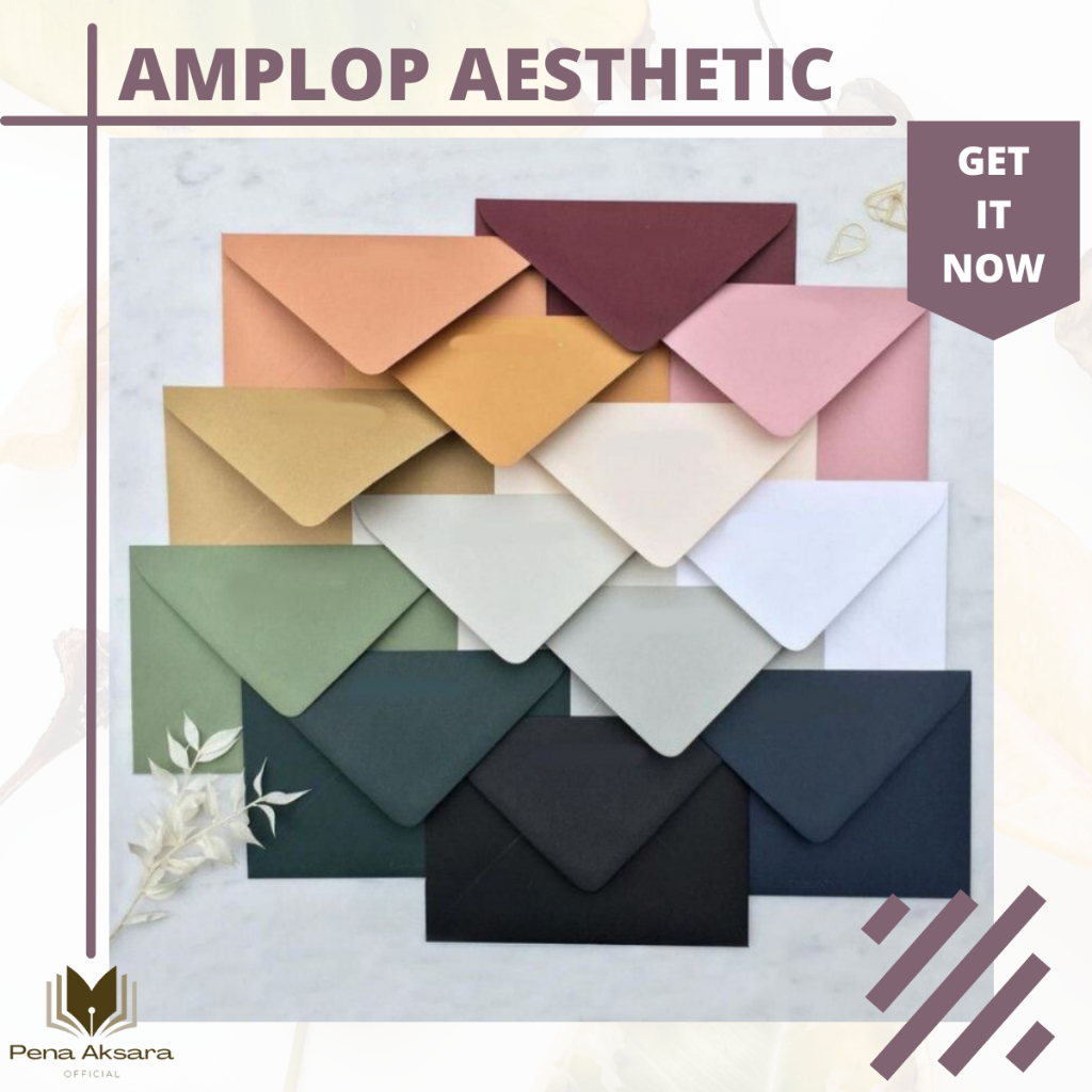 Aesthetic Envelopes of Various Sizes A5, A6, A7, 6x8cm Affordable ...