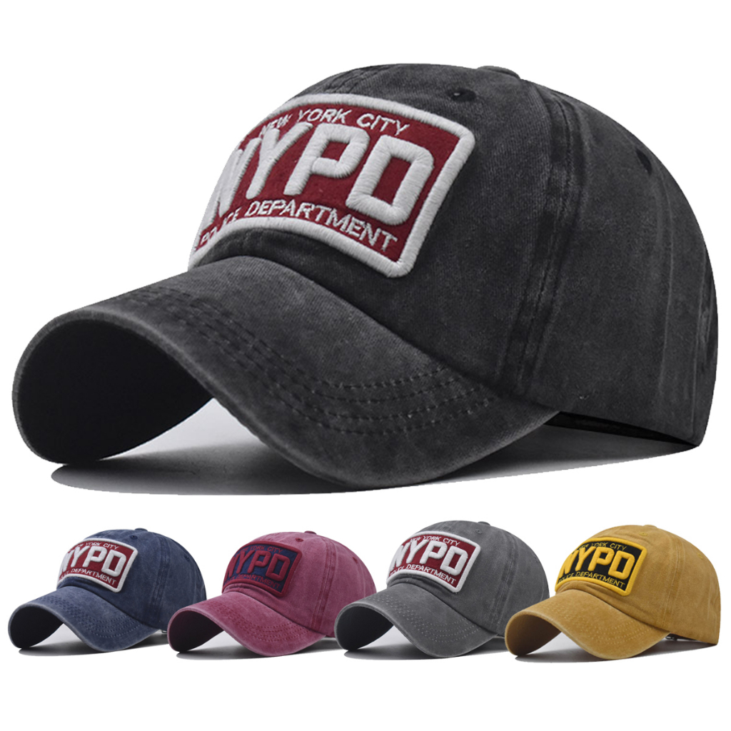 Nypd Police Department Baseball Cap Import Premium Quality Casual Sporty Distro Vintage Style ...