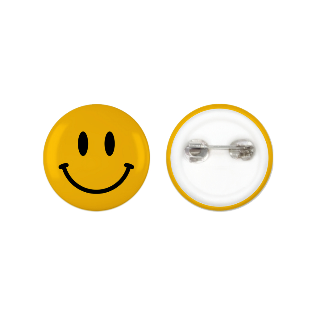 Pin BUTTON YELLOW SMILE DESIGN | Shopee Malaysia