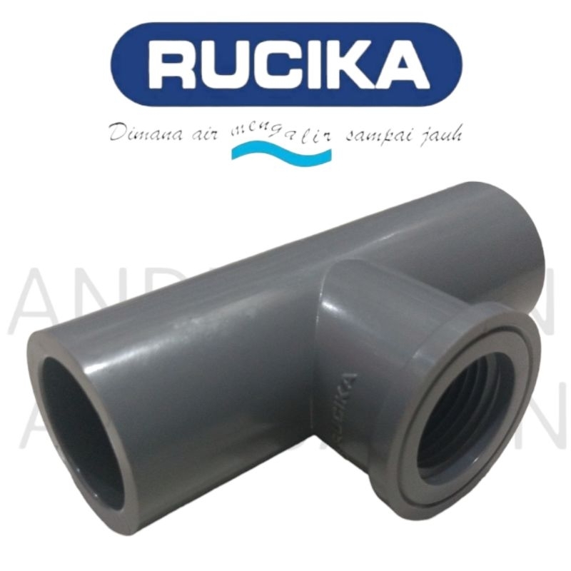 Tee DRAT 1/2 INCH RUCIKA FAUCET TEE DRAT AW 1/2 INCH T DRAT IN PVC 1⁄2 | Shopee Malaysia