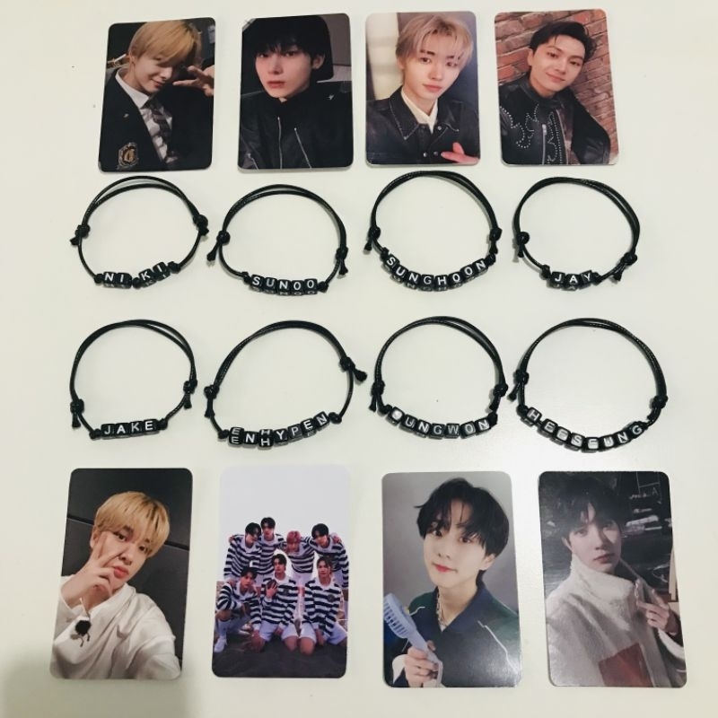 Enhypen MEMBER Name Bracelet FREE PC MEMBER ENHA | Shopee Malaysia