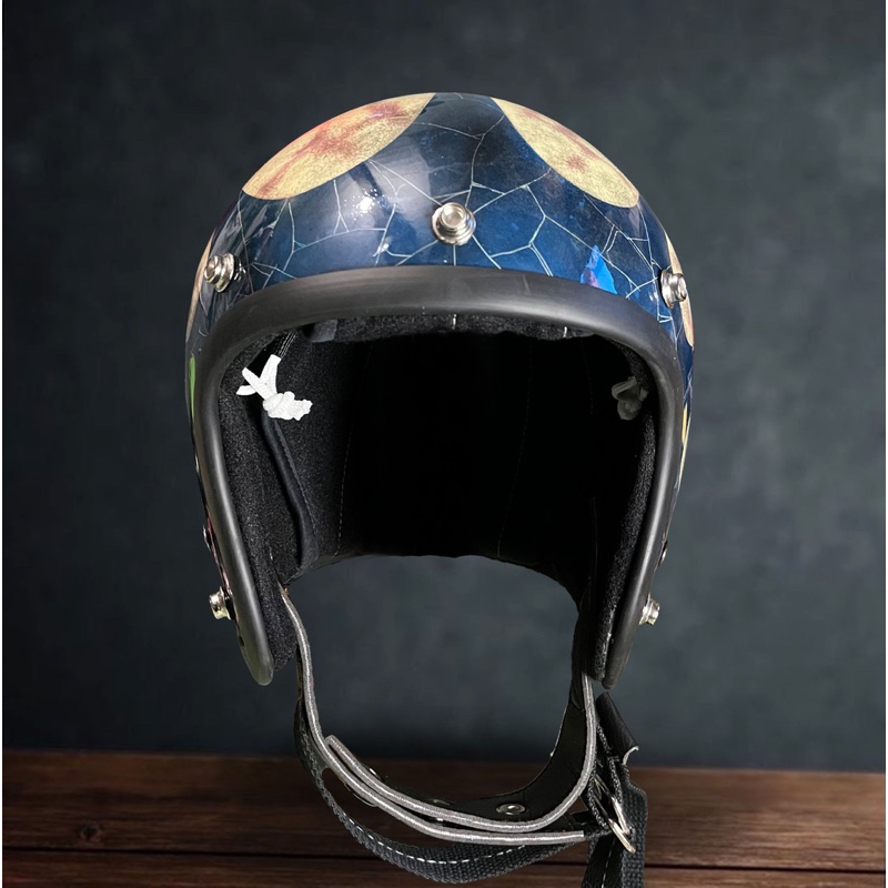 Slimhead 500TX Rugged Patina Tapper - Helmet Custom Slimhead Chopper ...