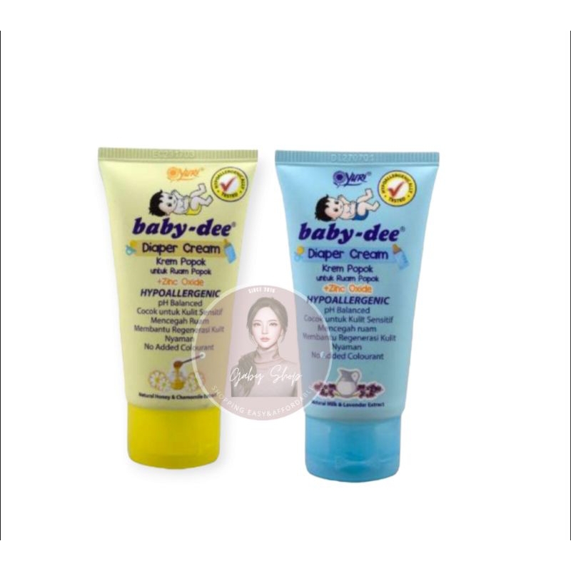 Baby DEE DEE DIAPERS CREAM/LOTION RUAM DIAPER HONEY/MILK 50 GR | Shopee ...