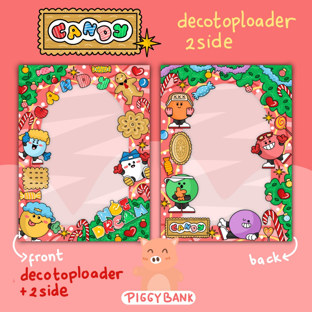 Piggybank- NCT DREAM CANDY Toploader Photocard Deco & Toploader Sticker ...