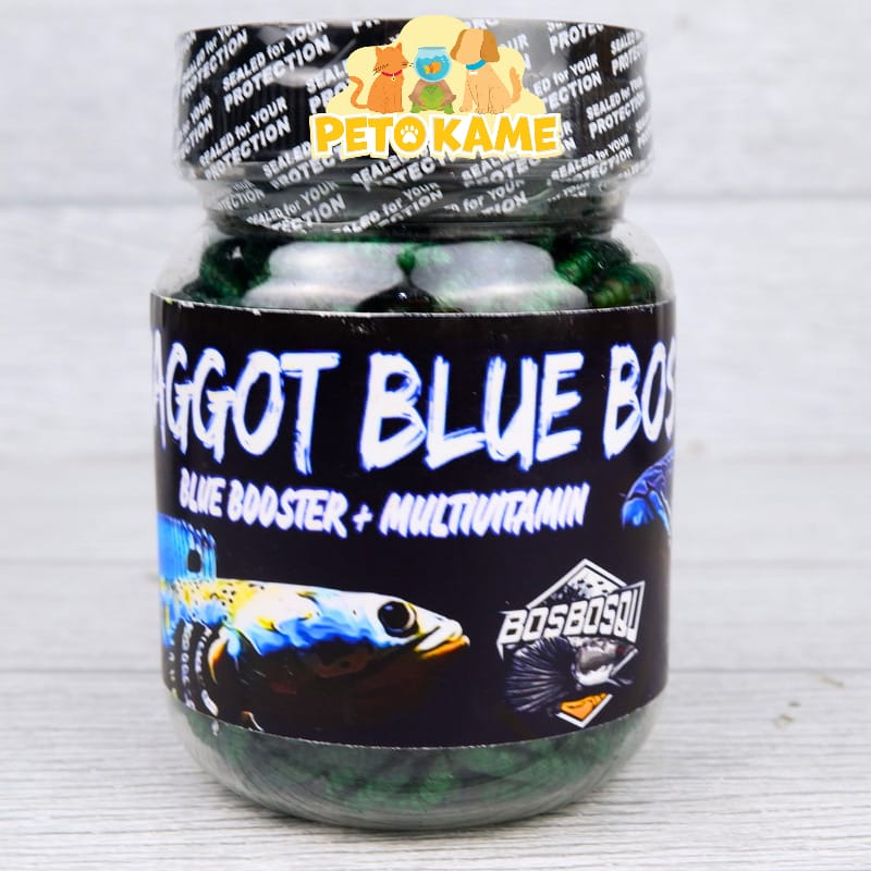 Boss Boss Qu MAGGOT BLUE Boss | Channa Auranti Fish Feed | Shopee Malaysia