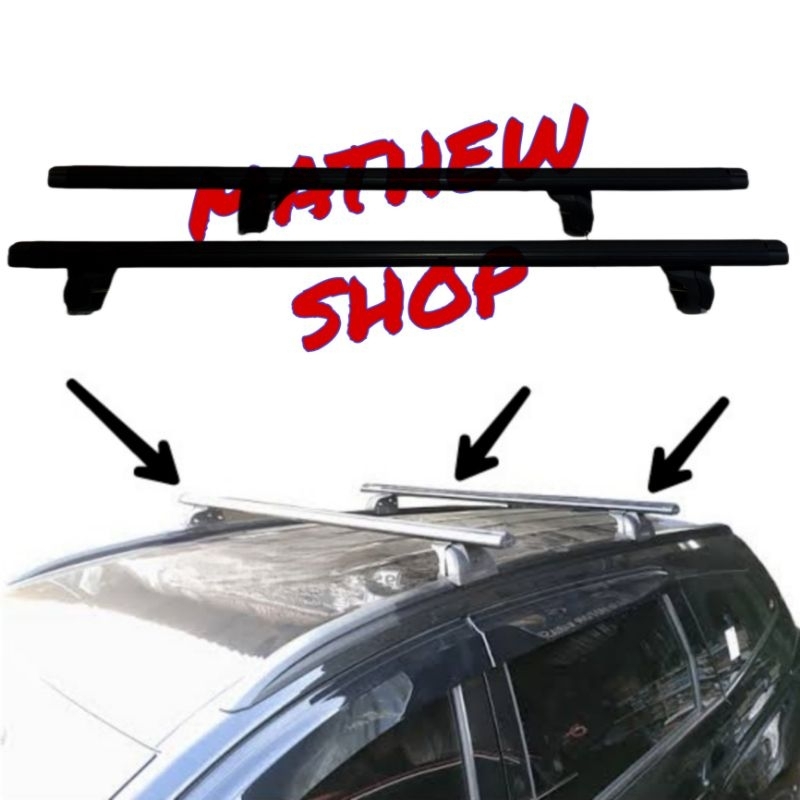 Crossbar Cross Bar Legs Rack Clamp Roofrail All New Pajero 2016 2017 ...