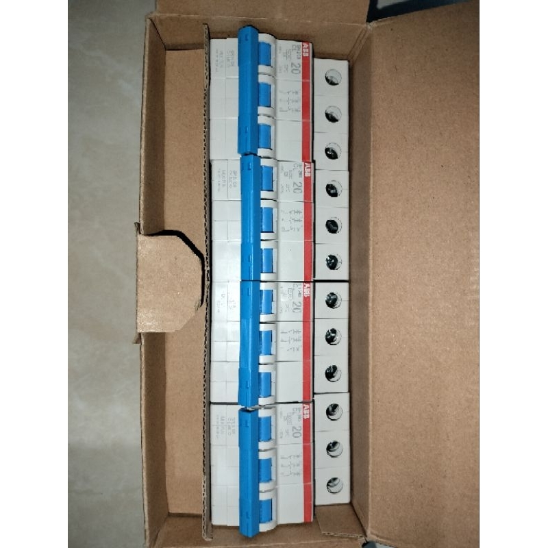 Original ABB 3 phase MCB PLN 10A,50A,63A | Shopee Malaysia