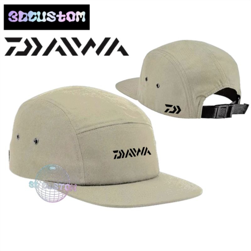 Premium 5 Panel Snapback Hat/Six Panel Snapback Hat Men Women Fishing DAIWA Logo | Shopee Malaysia