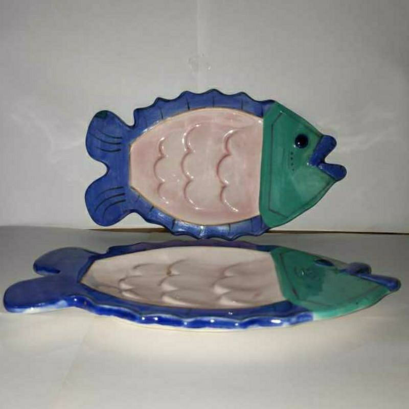3d Cute Fish Animation Plate 1 set Of 2 pcs | Shopee Malaysia