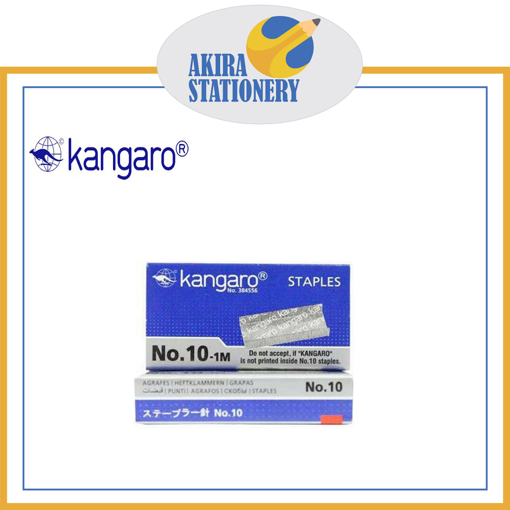 Fill Staples Kangaro No.10 1M Small For HD 10 / No. 10 Small Kangaroo ...