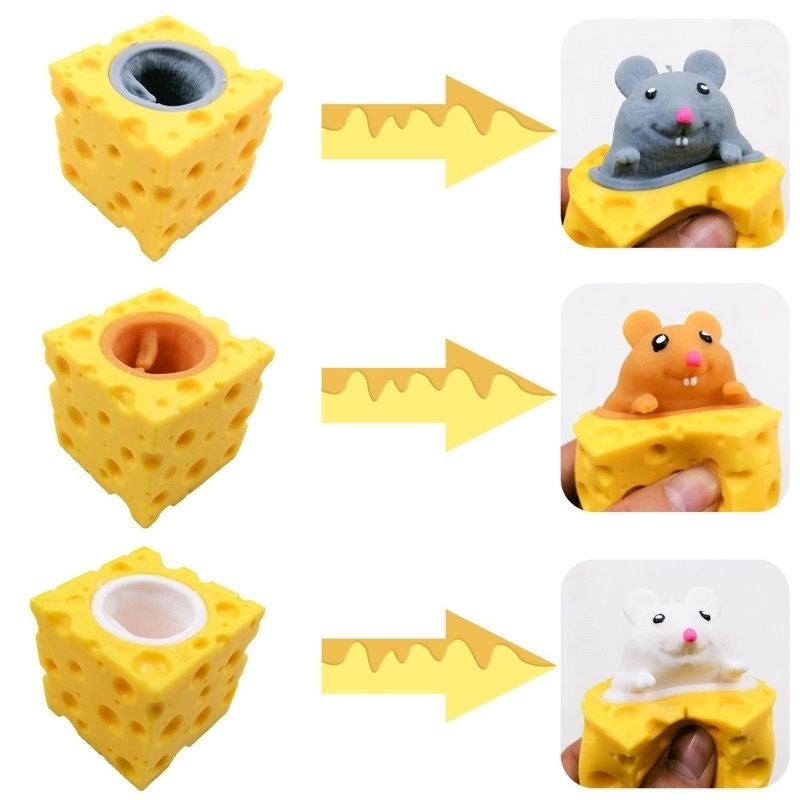 Squishy Cute Cheese Mouse Squishy Toy Pop It Squishy | Shopee Malaysia
