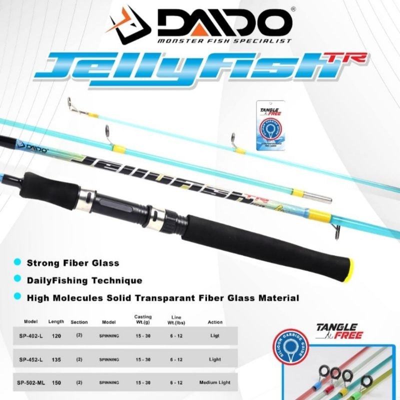 Daido & Shikari Solid Fiber Rod 120/135/150/180cm | Shopee Malaysia
