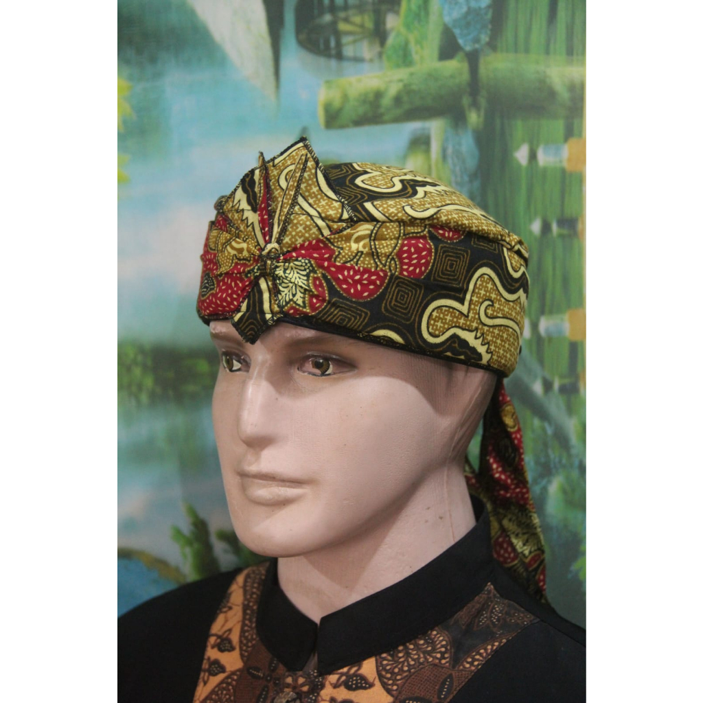 Blangkon traditional Javanese Sundanese batik headband CHILDREN AGED 1 ...