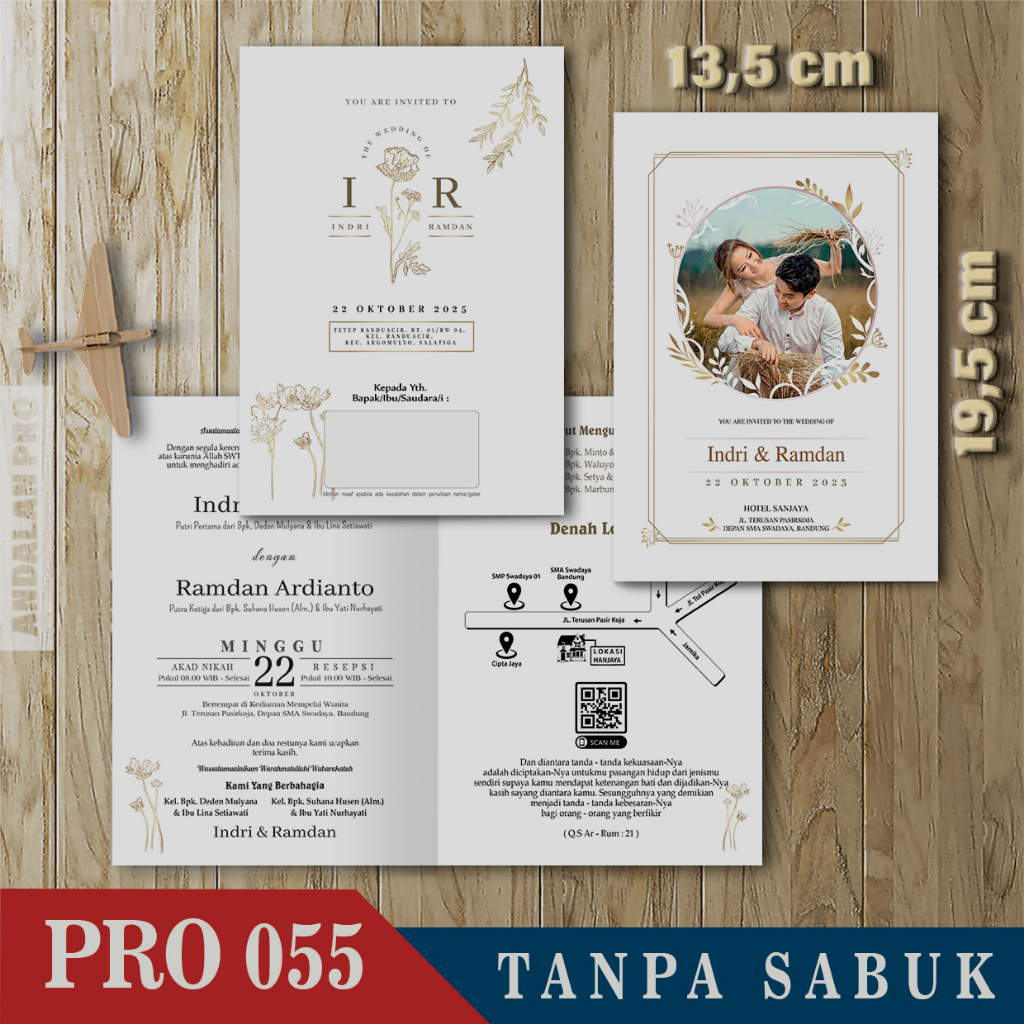 200 GSM Thick, 50 Invitation Design Without Belt Using Your Own Photo ...
