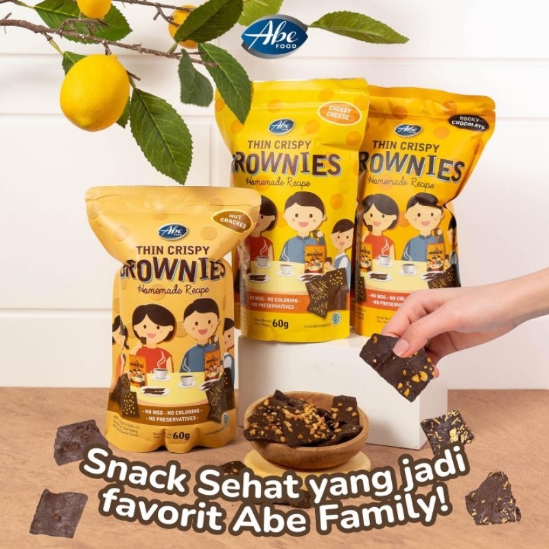 Thins crispy brownies abe food 60gr | Shopee Malaysia