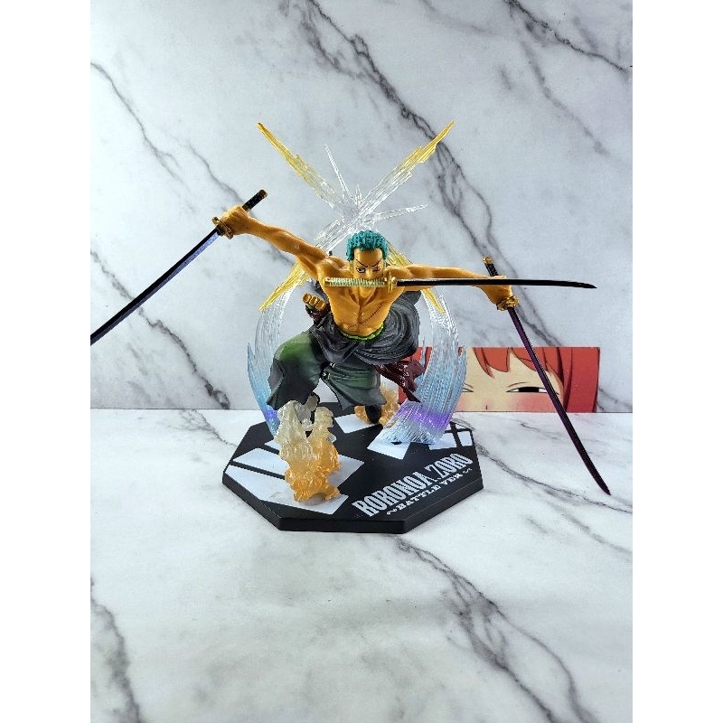 Action Figure One Piece Roronoa Zoro Battle Ver. | Shopee Malaysia