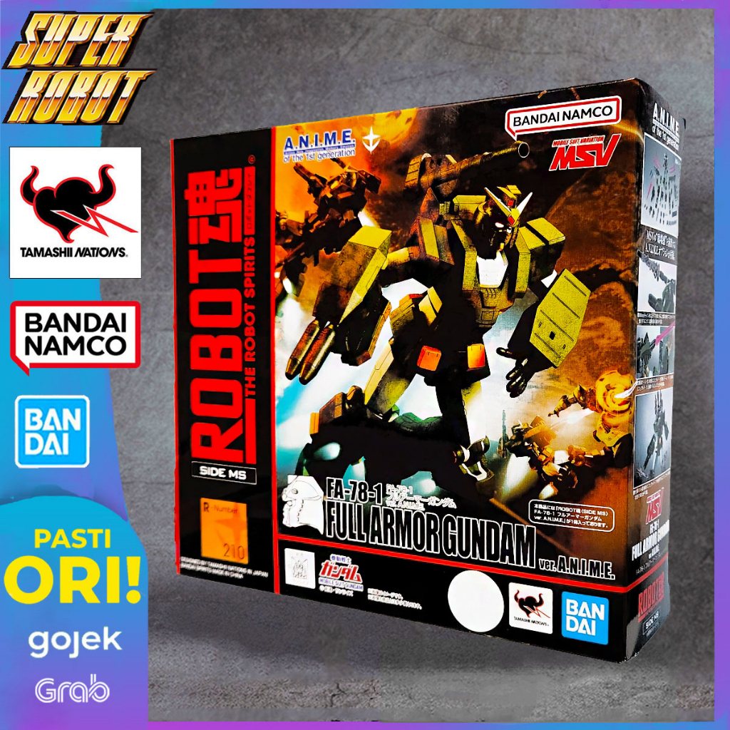 Bandai RoDa The Robot Spirits Side MS FA-78-1 Full Armor Gundam Ver ...